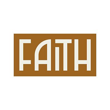 "Faith" Sticker for Sale by Hephzi9898 | Redbubble