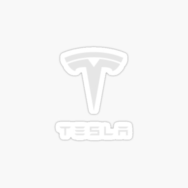 Tesla Logo Stickers | Redbubble