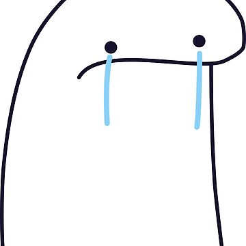 "Sad Crying Flork Meme" Sticker for Sale by loom-check | Redbubble