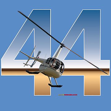 "Number Design - Robinson R44 VH-KEF 20120304" Sticker for Sale by ...