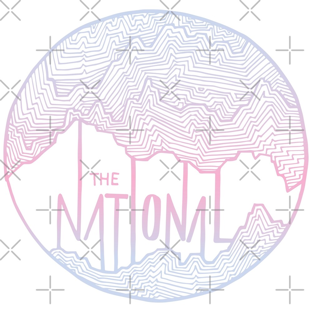 "The National line art" by Kris Karlson | Redbubble