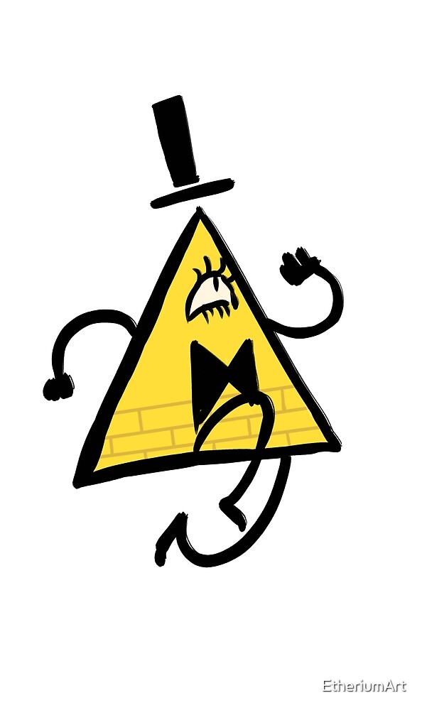 "Bill Cipher running" by EtheriumArt | Redbubble