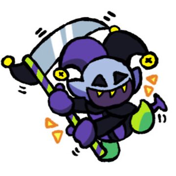 "Tiny Jevil" Sticker for Sale by moon-shake | Redbubble