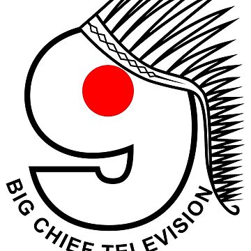 "STW 9 Big Chief Television" Sticker for Sale by GoalieTurtle | Redbubble