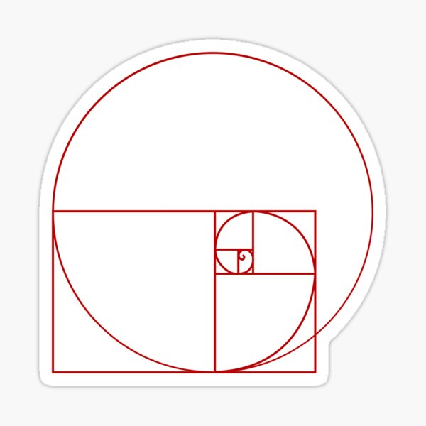The Golden Ratio Stickers | Redbubble