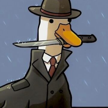 "Killer duck " Sticker for Sale by Xhoen | Redbubble