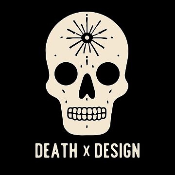 "Death x Design Logo - Cream" Essential T-Shirt for Sale by ...