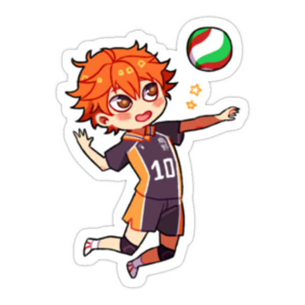 Haikyuu Sticker Hinata Stickers By Marburusu Redbubble