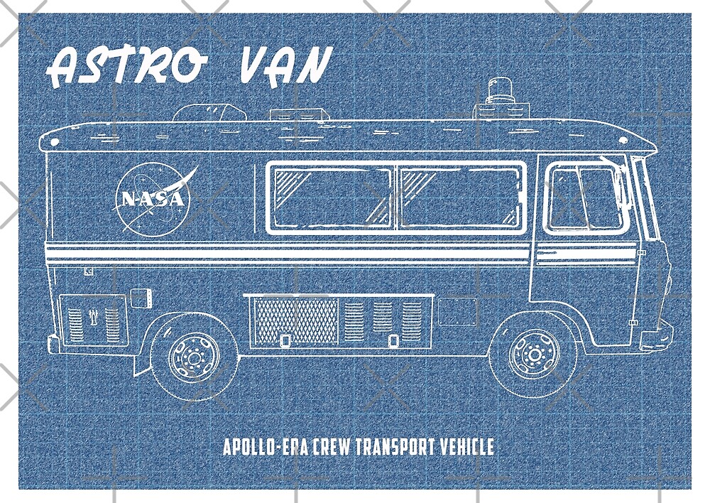 "Vintage "Astro Van" Apollo-era Crew Transport Vehicle " by Robert Cook ...