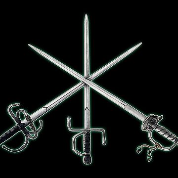 "Rapiers - Lockwood and co" Sticker for Sale by savousepate | Redbubble
