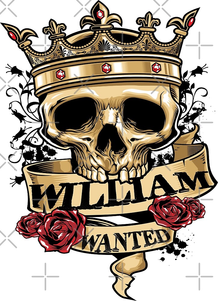 "William Skull Wanted" by ProjectX23 | Redbubble