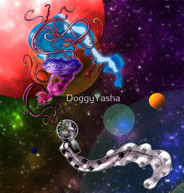 "Space Mermaids" by DoggyYasha | Redbubble