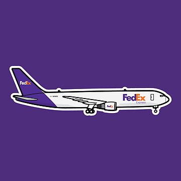 "FedEx Boeing 767" Sticker for Sale by PilotDecals | Redbubble