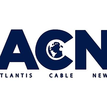 "ACN Atlantis Cable News Newsroom Logo Navy" Magnet for Sale by ...