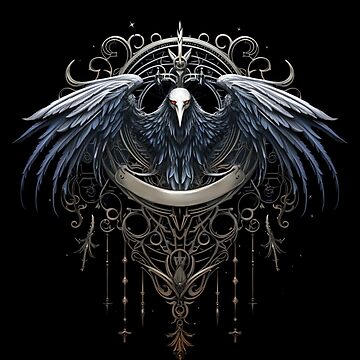 "Yennefer Raven Sigil" Sticker for Sale by Hecate-Emporium | Redbubble