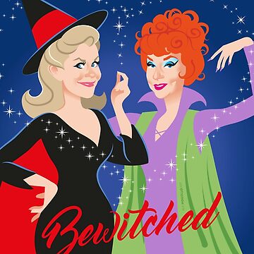 "Bewitched Ladies" Sticker for Sale by AleMogolloArt | Redbubble
