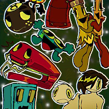 "bfdi the exitors " Sticker for Sale by buystuffFC | Redbubble