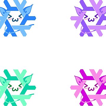 "NixOS Kawaii Neko Logo ~ Pack of Linux" Sticker for Sale by internet ...