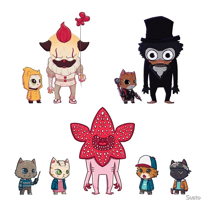 "Cute Horror Pets Stickers Pack" by Susto | Redbubble