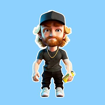 "Logan Paul Chibi Art" Sticker for Sale by DavidMarcus | Redbubble