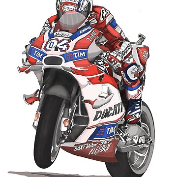 "Drawing/Sketching MotoGP Andrea Dovizioso" Sticker for Sale by GaalArt ...