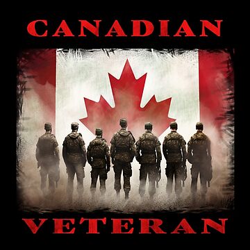 " Canadian Military: Veteran " Sticker for Sale by David Parry | Redbubble