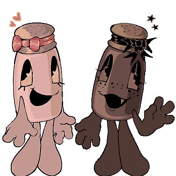 "salt and pepper inanimate insanity " Sticker for Sale by buystuffFC ...