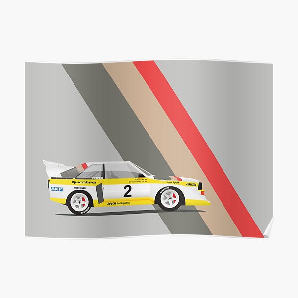 Audi Racing Posters | Redbubble