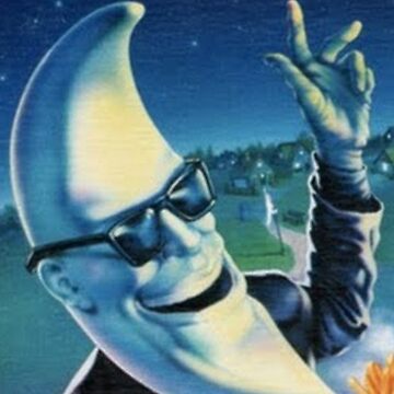 "Moonman" Sticker for Sale by h g | Redbubble