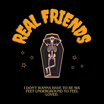 "REAL FRIENDS BAND " Essential T-Shirt for Sale by NaieN-PNG | Redbubble