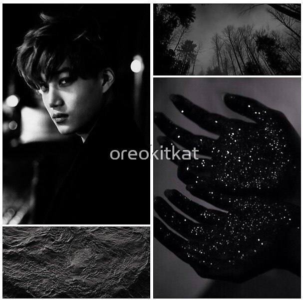 "EXO Kai Black Aesthetic" by oreokitkat | Redbubble