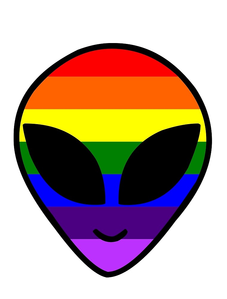 "Gay Alien" by Lilia Jacobs | Redbubble