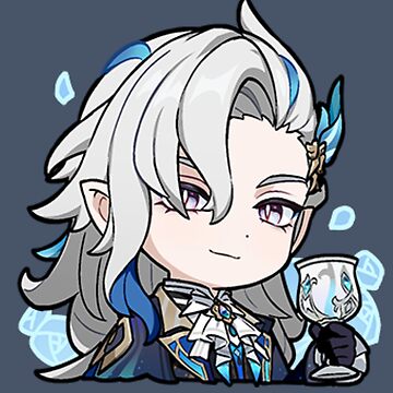 "Chibi Neuvillette" Sticker for Sale by Selene Luna | Redbubble