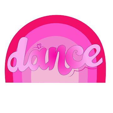 "Pink Dance Rainbow" Sticker for Sale by Fancyc | Redbubble