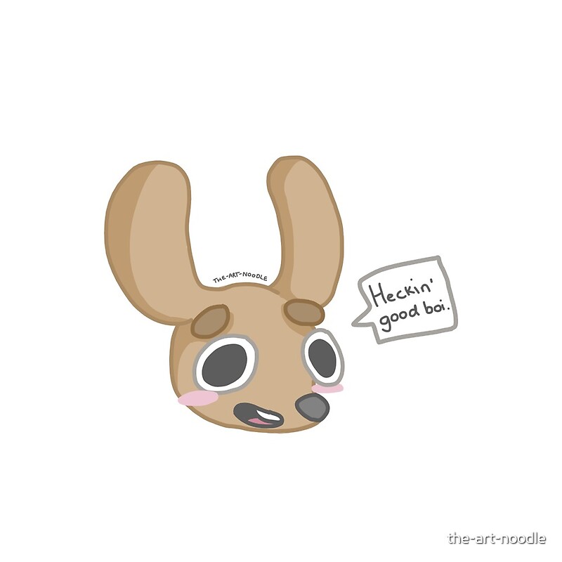 "Heckin' good boi" by the-art-noodle | Redbubble