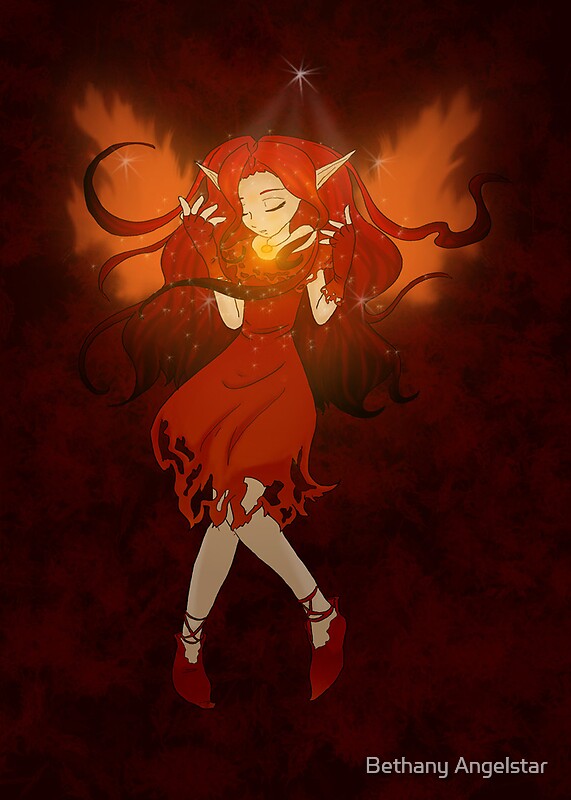 "Fire Fairy" by Bethany Angelstar | Redbubble