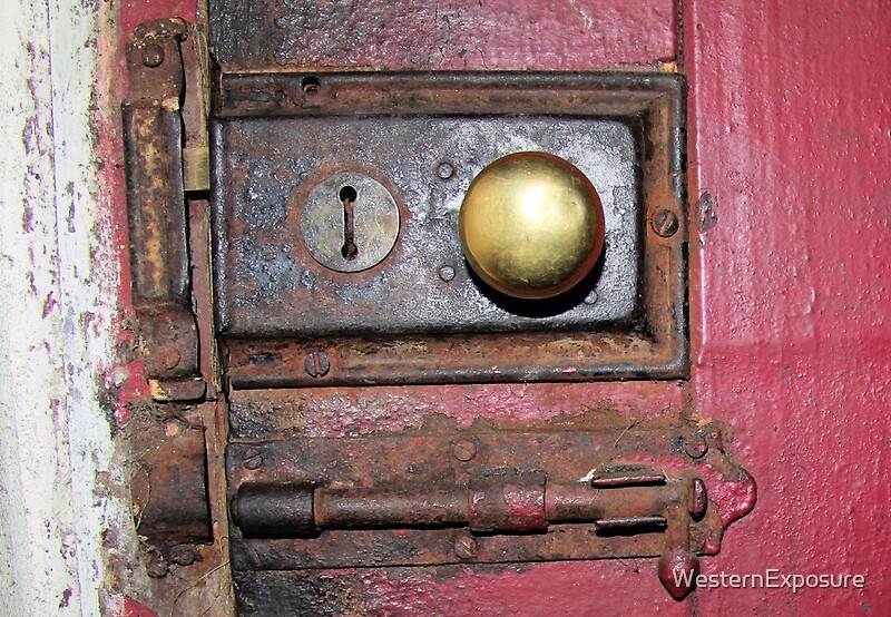 "Olden but Golden - Old cottage door lock" by WesternExposure | Redbubble