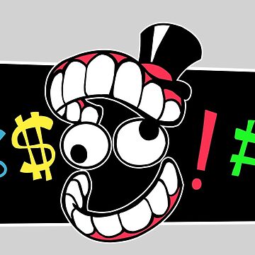 "The Amazing Digital Circus - BLEEP!" Sticker for Sale by PaulTeeGeist ...