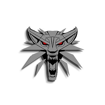 "Witcher Wolf Emblem" Sticker for Sale by Tnykn91 | Redbubble