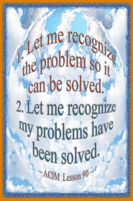 "ACIM - Lesson 90 - Review II" by ACIM-LOVE | Redbubble