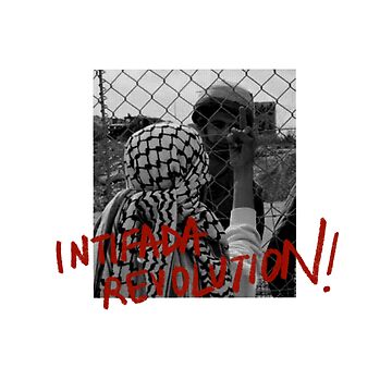 "INTIFADA REVOLUTION" Sticker for Sale by m3rziya | Redbubble