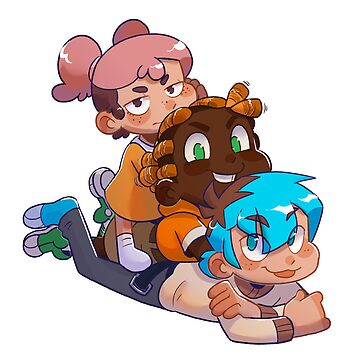 "Human Watterson Kids" Sticker for Sale by awhphooeyy | Redbubble