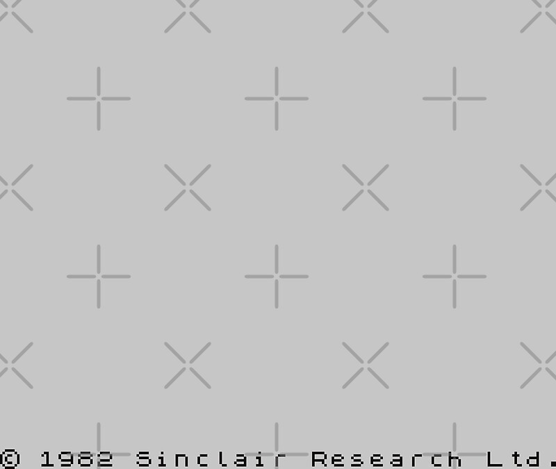 "Sinclair ZX Spectrum Boot Screen" by Steve Boswell | Redbubble