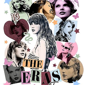 "Taylor Swift, The Eras Tour, Cute Collage" Spiral Notebook for Sale by ...