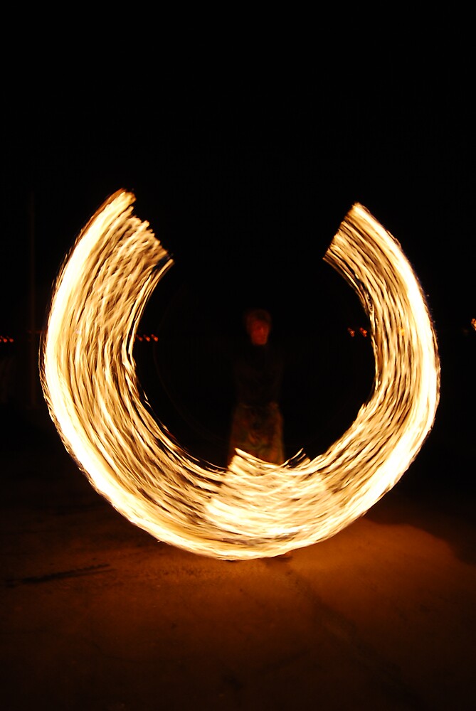 "fire poi, " by cool3water | Redbubble