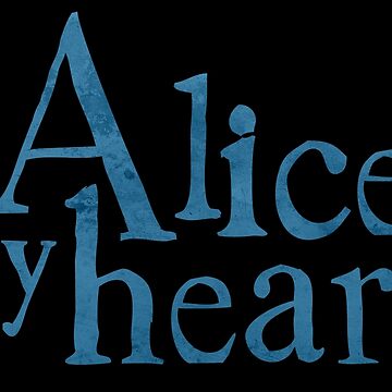"Alice By Heart" Sticker for Sale by gberkenfeld16 | Redbubble
