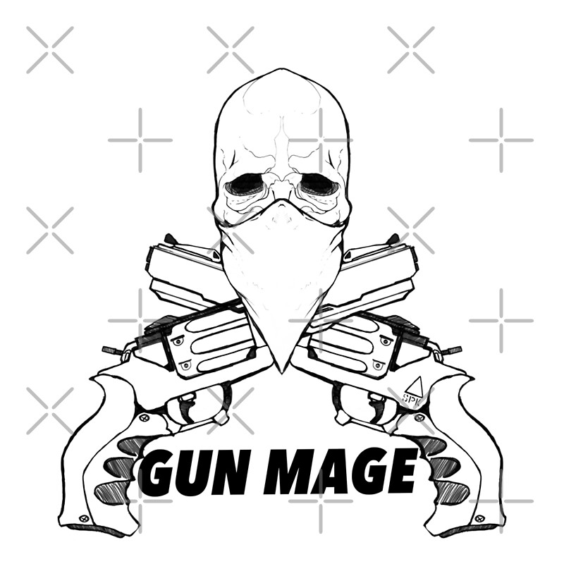 "Gun Mage" by Qudig | Redbubble