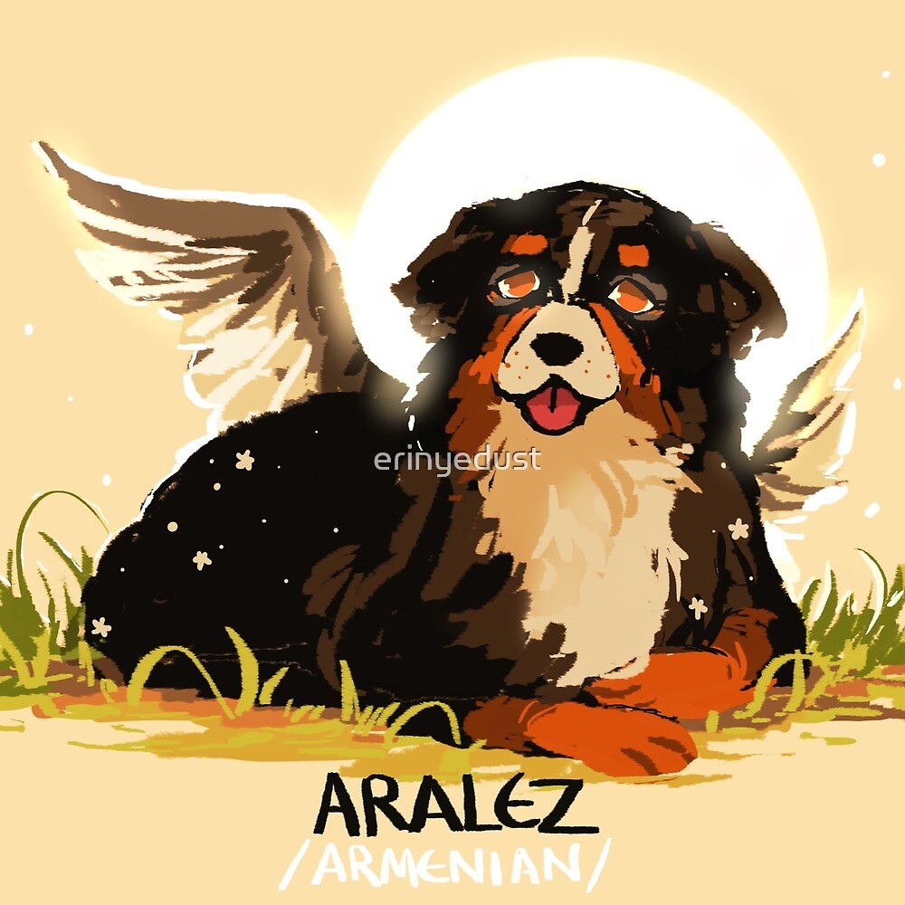 "Mytho doggos Aralez" by erinyedust | Redbubble