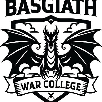 "Basgiath War College school crest badge Fourth Wing " Sticker for Sale ...