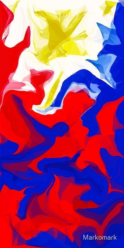 "Philippines National Colors" by Markomark | Redbubble